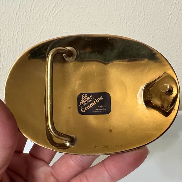 Crumrine | Accessories | Vintage El Arturo Crumrine P Initial Bronze ...